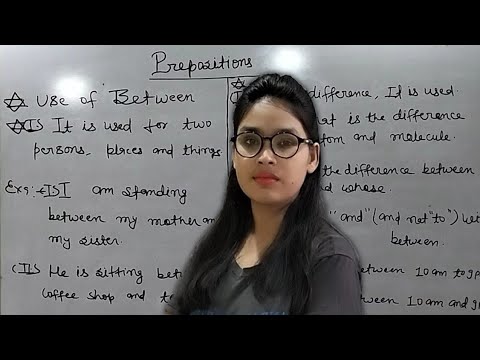 Preposition in English || Use of Between || Between ka use || #improve ...