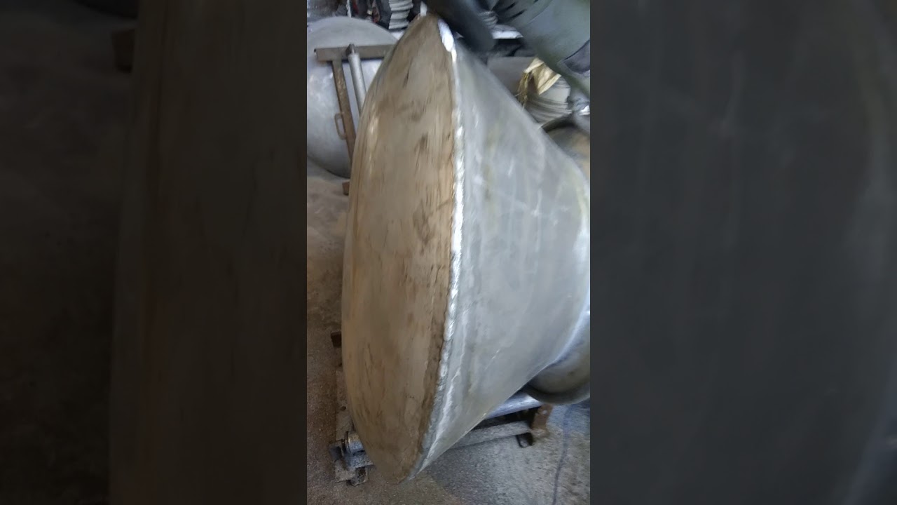 Aluminium grinding - YouTube