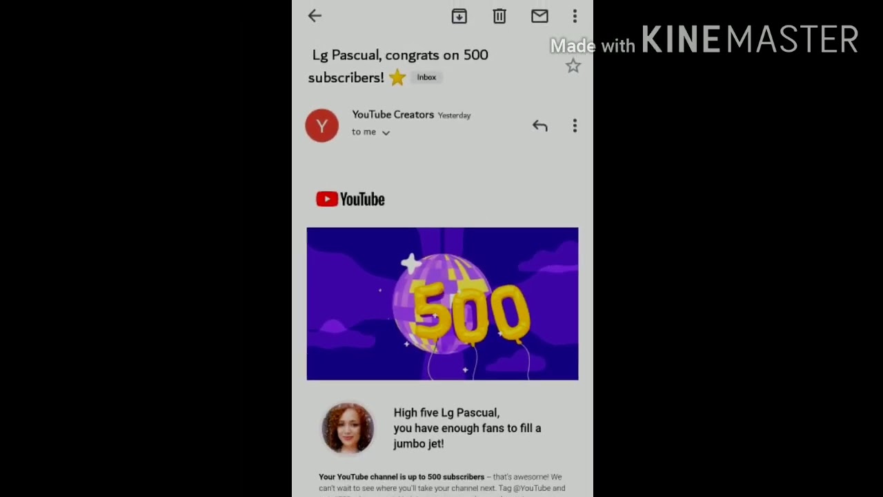 500 subscribers - YouTube