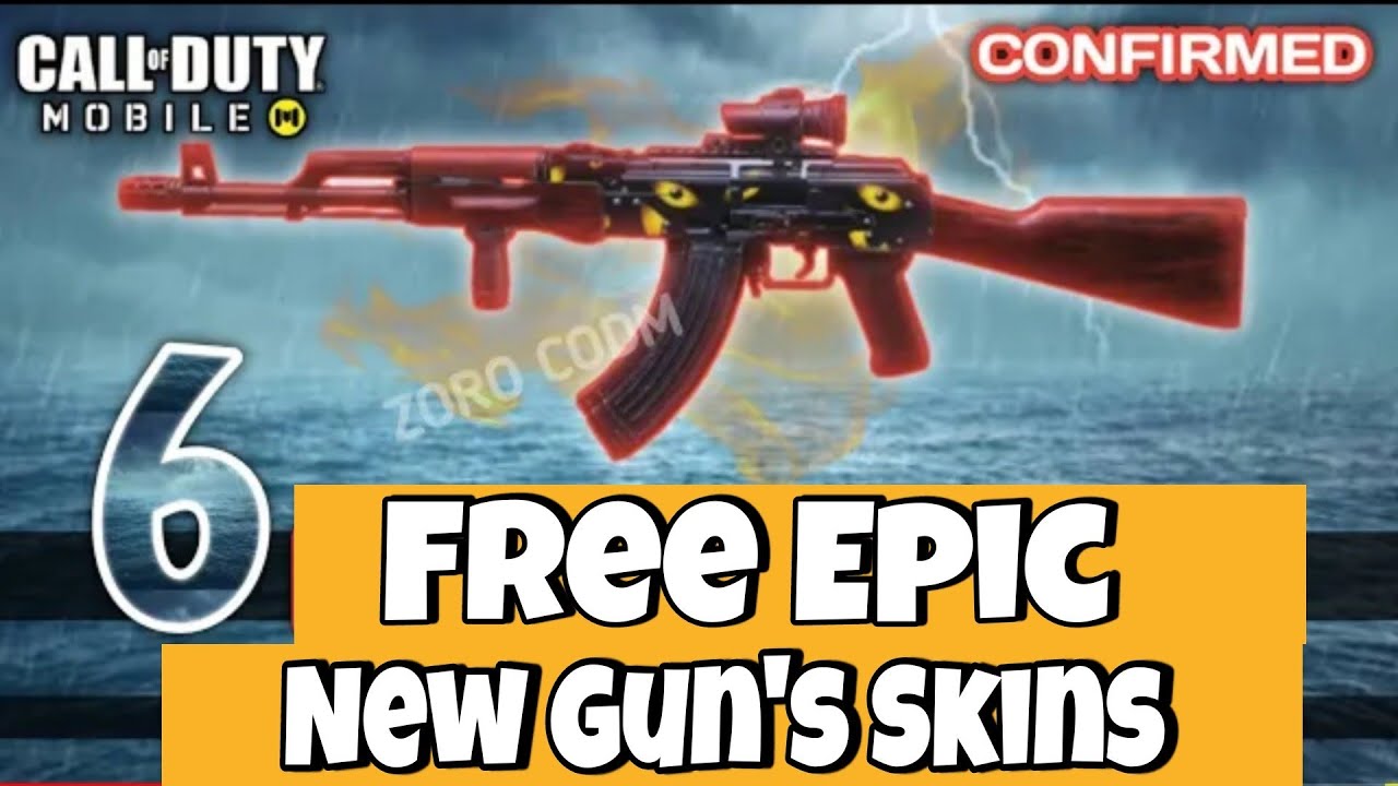 SEASON 5 CONFIRMED FREE EPIC WEAPON'S SKINS CODM | CODM SEASON 5 FREE ...