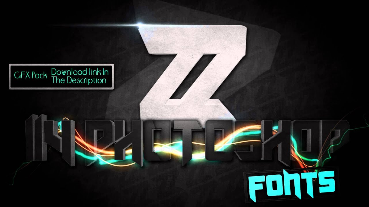 [Photoshop Pack] Free 114 Photoshop Fonts - JezzeHD - YouTube
