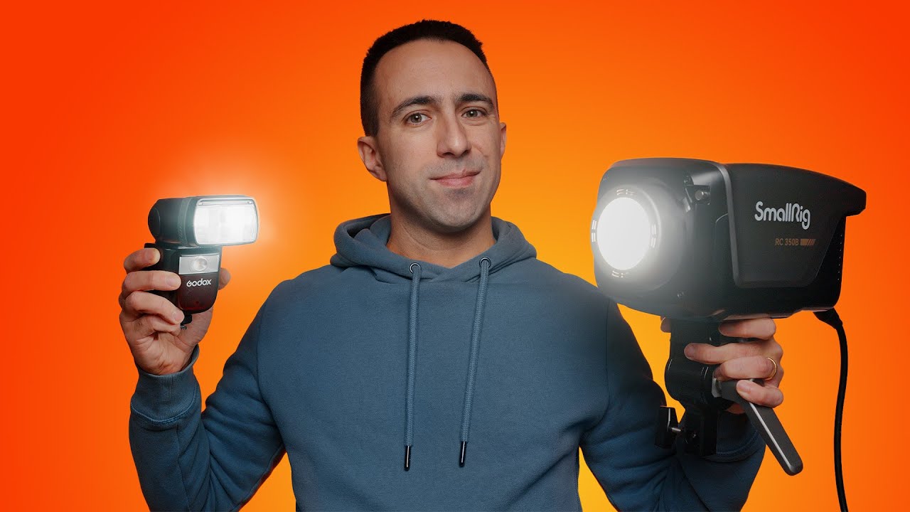 FLASH o LUCE CONTINUA per FOTOGRAFIA: cosa SCEGLIERE? // feat. Smallrig ...