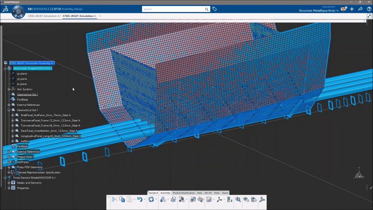 Webinaire 2 : Structure Métallique - Maillage automatique et calcul ...