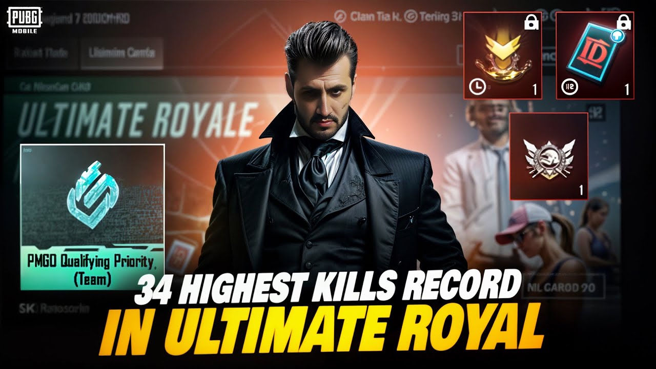 First Gameplay On New Ultimate Royale 🔥 34 Highest Kills Record ...