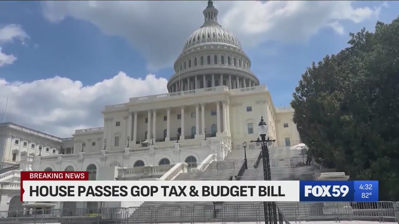 House passes GOP Tax and Budget Bill - YouTube