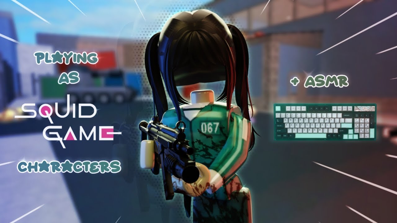 PLAYING MM2 AS SQUID GAME CHARACTERS + ASMR - YouTube