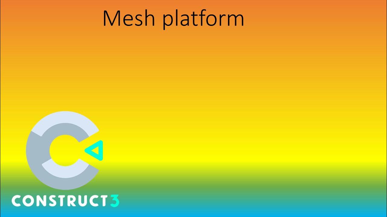 Construct 3 tutorial part 21 (mesh platformer) - YouTube