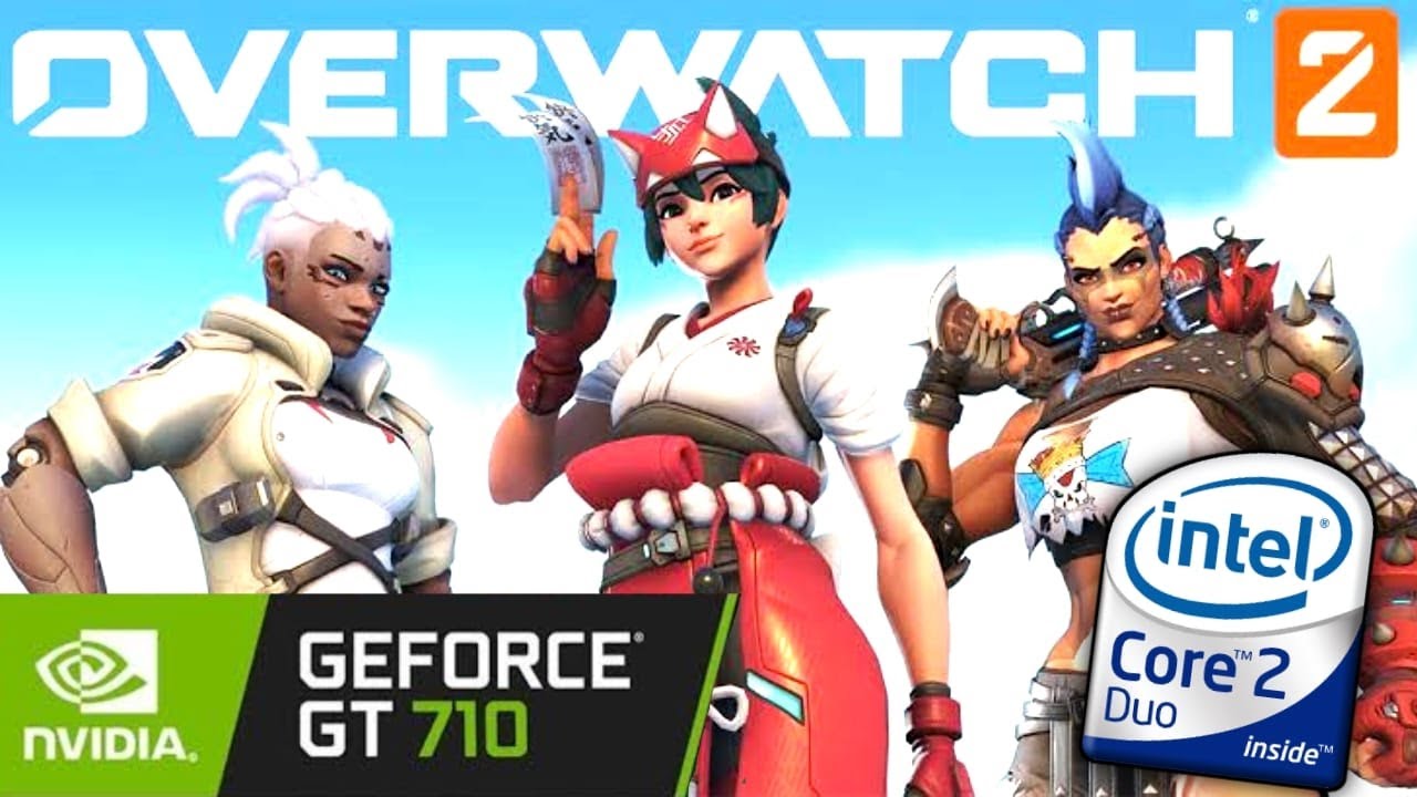 TESTE OVERWATCH 2 - GT710 1GB + INTEL CORE 2 DUO E8400 + 4GB RAM DDR2 ...