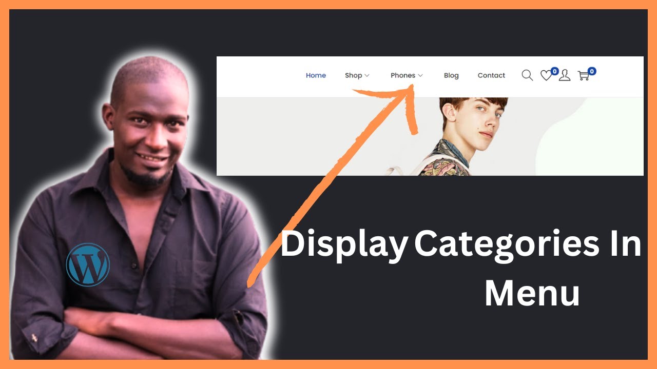 How To Display Categories In WordPress Menu - YouTube