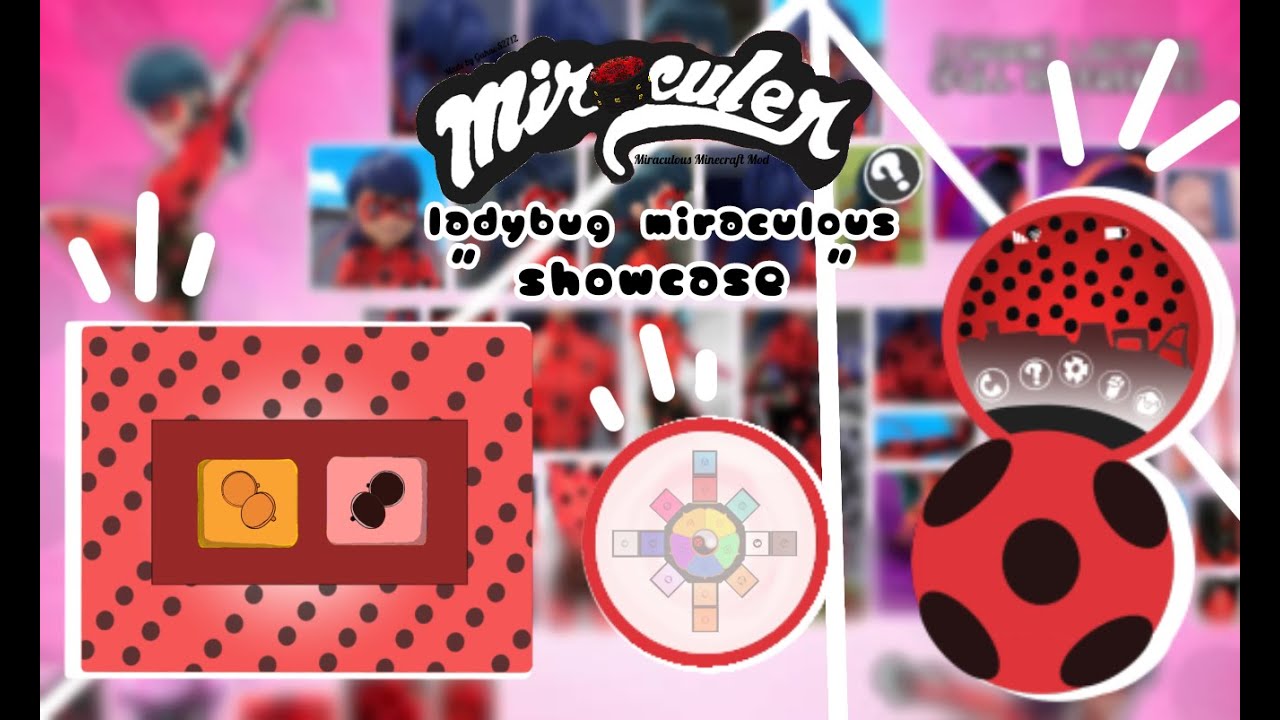 || MIRACULER MOD || Ladybug Miraculous showcas || MINECRAFT|| - YouTube