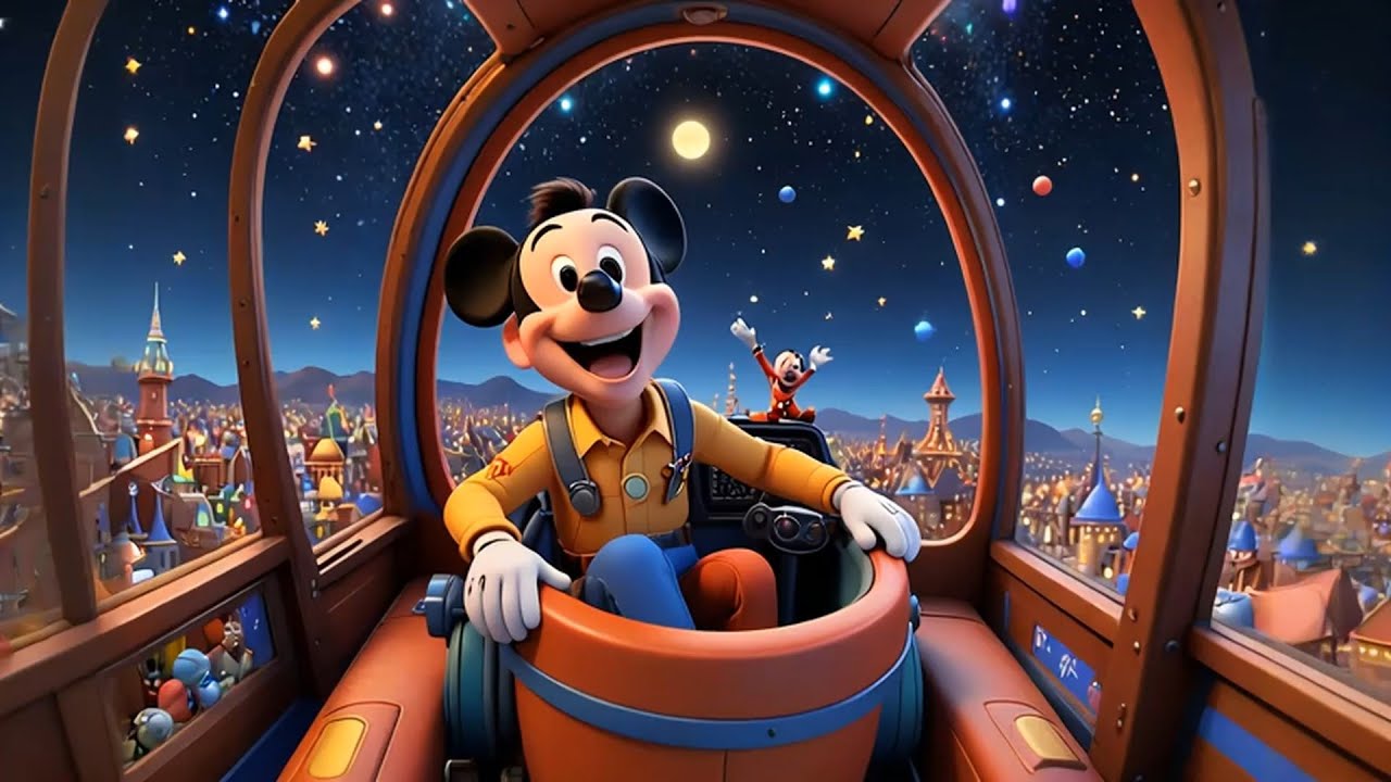🌙🐭 Mickey Mouse Moon Experiment Visat Adventure 🚀 - YouTube