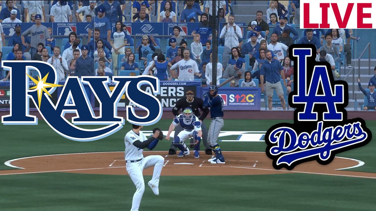 🔴LIVE 🔴 Tampa Bay Rays VS Los Angeles Dodgers/ August 25/ /MLB THE SHOW ...