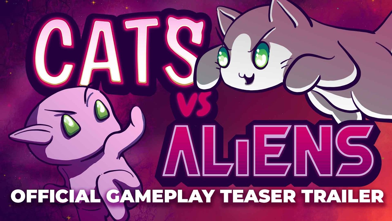 Cats vs Aliens Official Gameplay Teaser - A Cat-tastic Cozy ...