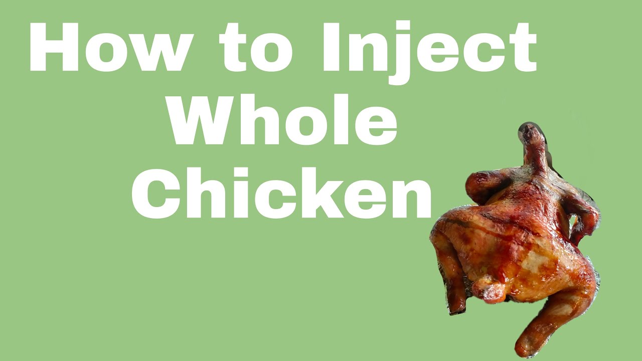 How to Inject Whole Chicken | Henry's Chicken Marinade - YouTube