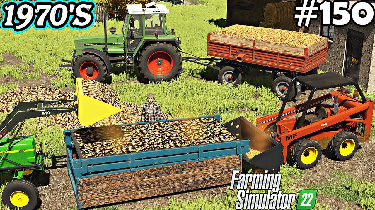 1970'S. ONION MACHINE. Onion cleaning. Farming Simulator 22. FS 22 ...