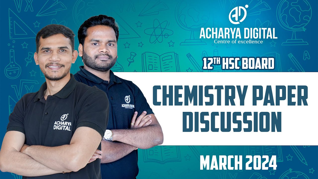 Class 12th HSC Board | Chemistry | Board Paper Discussion - YouTube