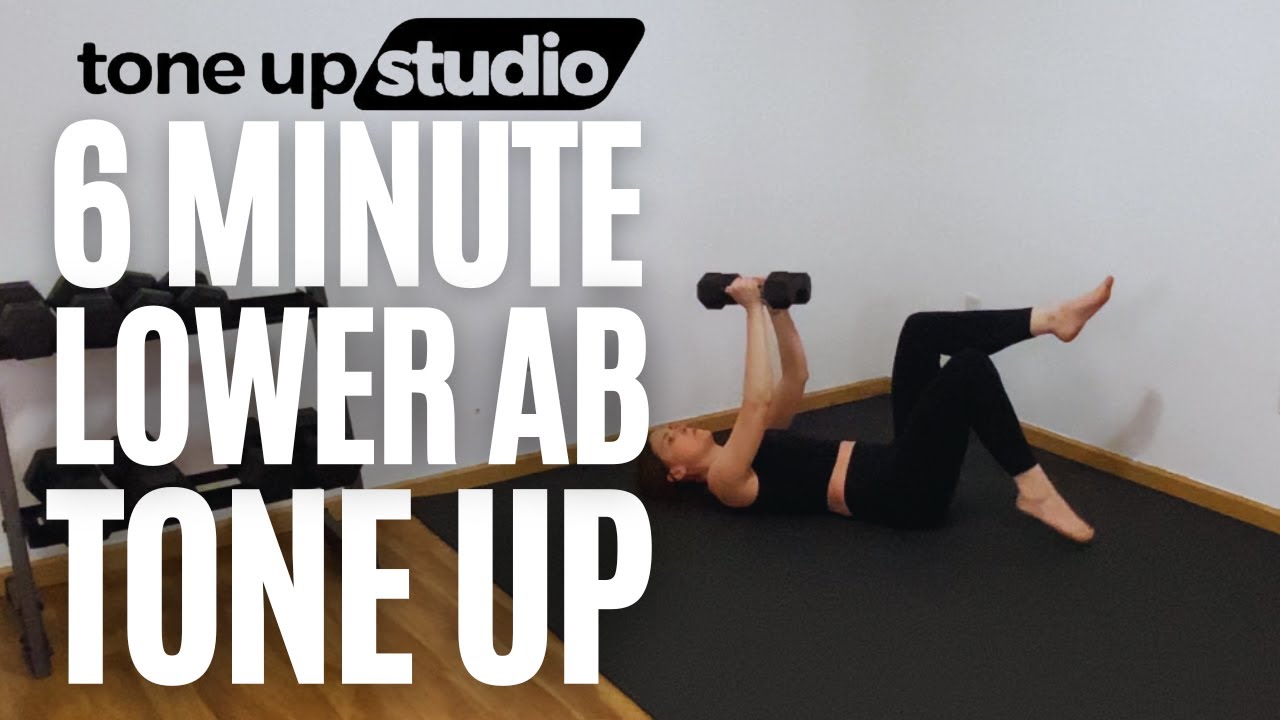 6 Minute 10 Day Tone Up Lower Abs Workout - YouTube
