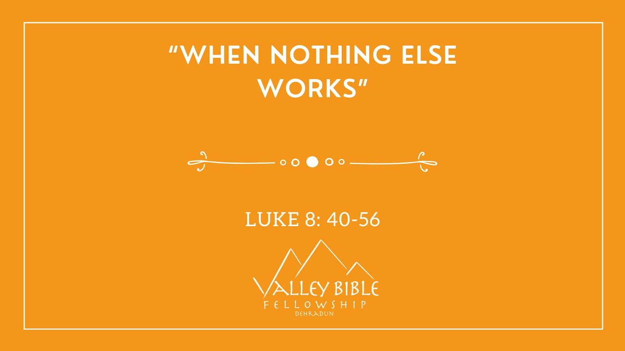 When Nothing Else Works - YouTube