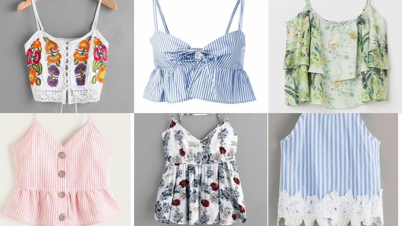 Trendy Short Top Designs For Girls 2020| Stylish Short Top Design For ...