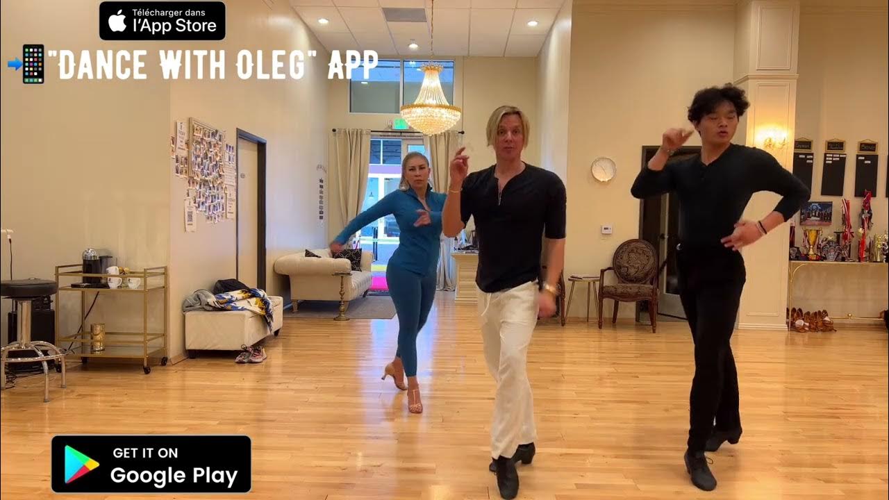 Cha Cha basic steps - learn more with 📲"Dance With Oleg" APP - YouTube