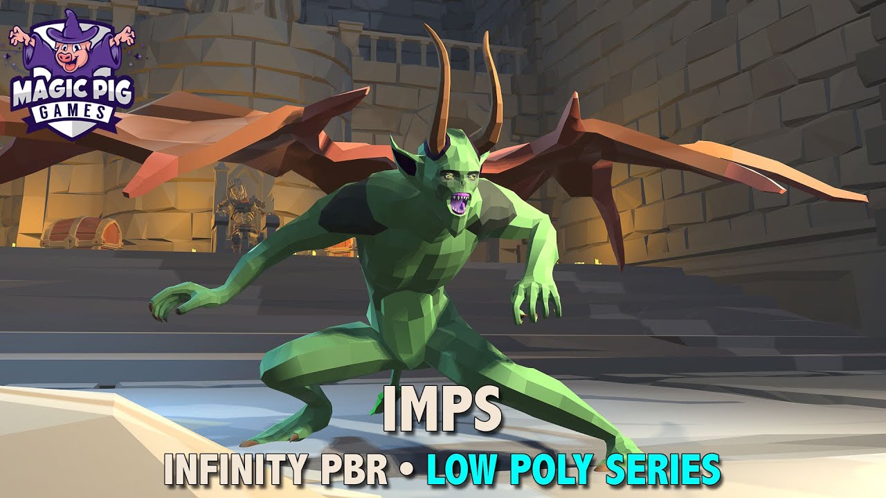 Low Poly Character - Imp Character - YouTube