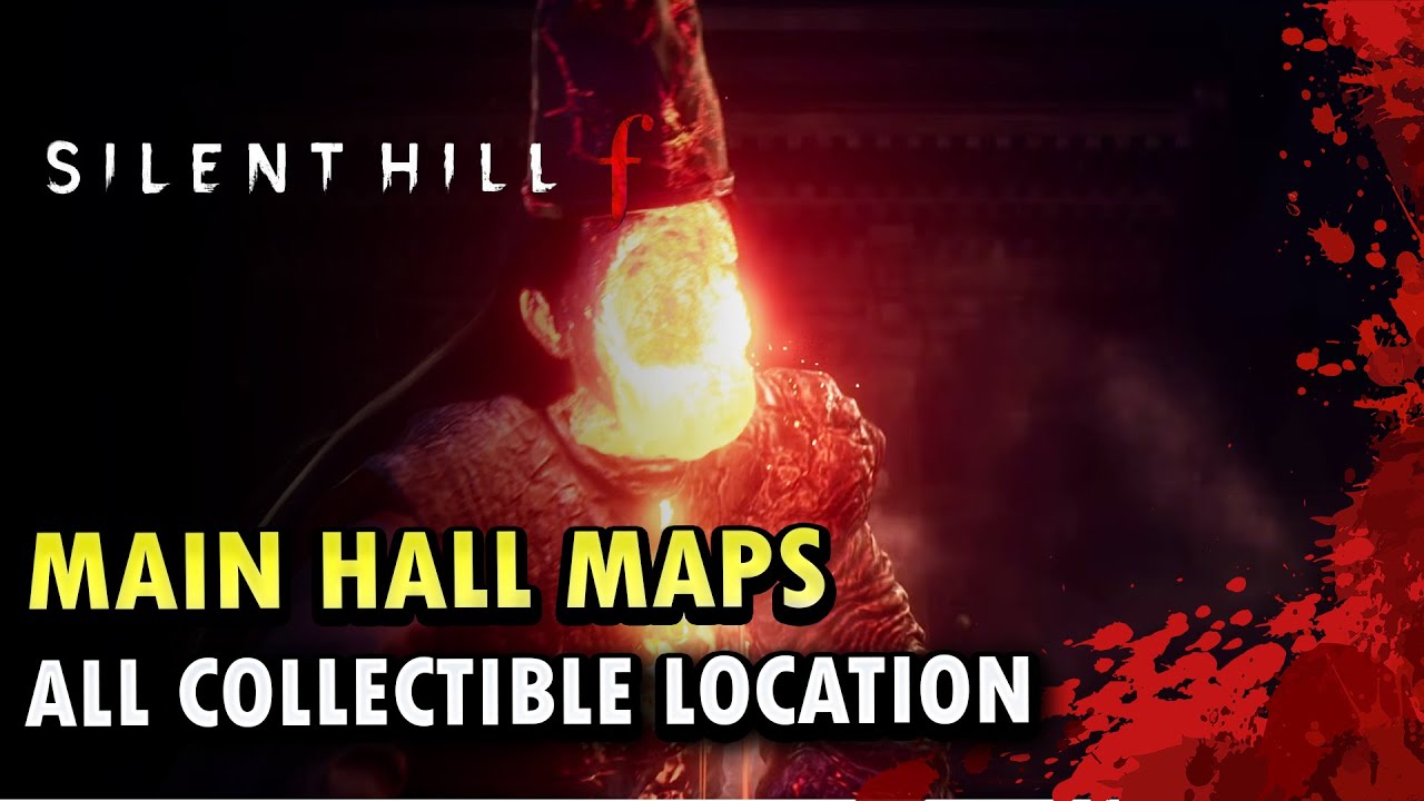 SILENT HILL F: Main Hall Maps 100% Collectibles Guide! PART 9 - YouTube
