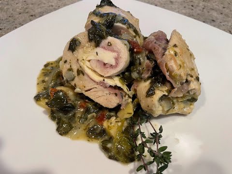 Involtini di Pollo Rustico (Rustic Stuffed Chicken) - YouTube