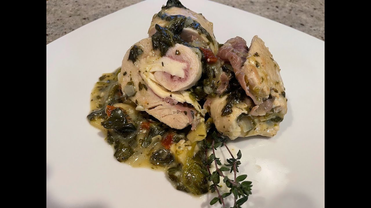 Involtini di Pollo Rustico (Rustic Stuffed Chicken) - YouTube