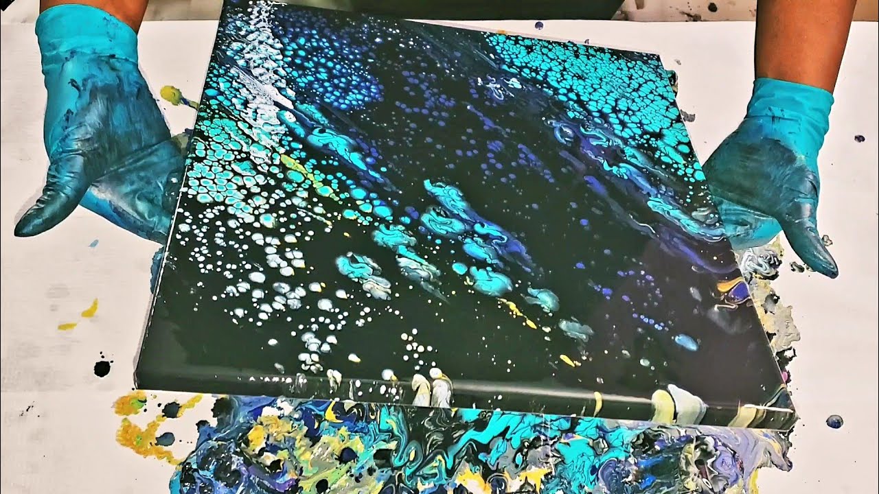 Making Magic Or Mess With Paint! I Love Acrylic Pouring 😃 - YouTube