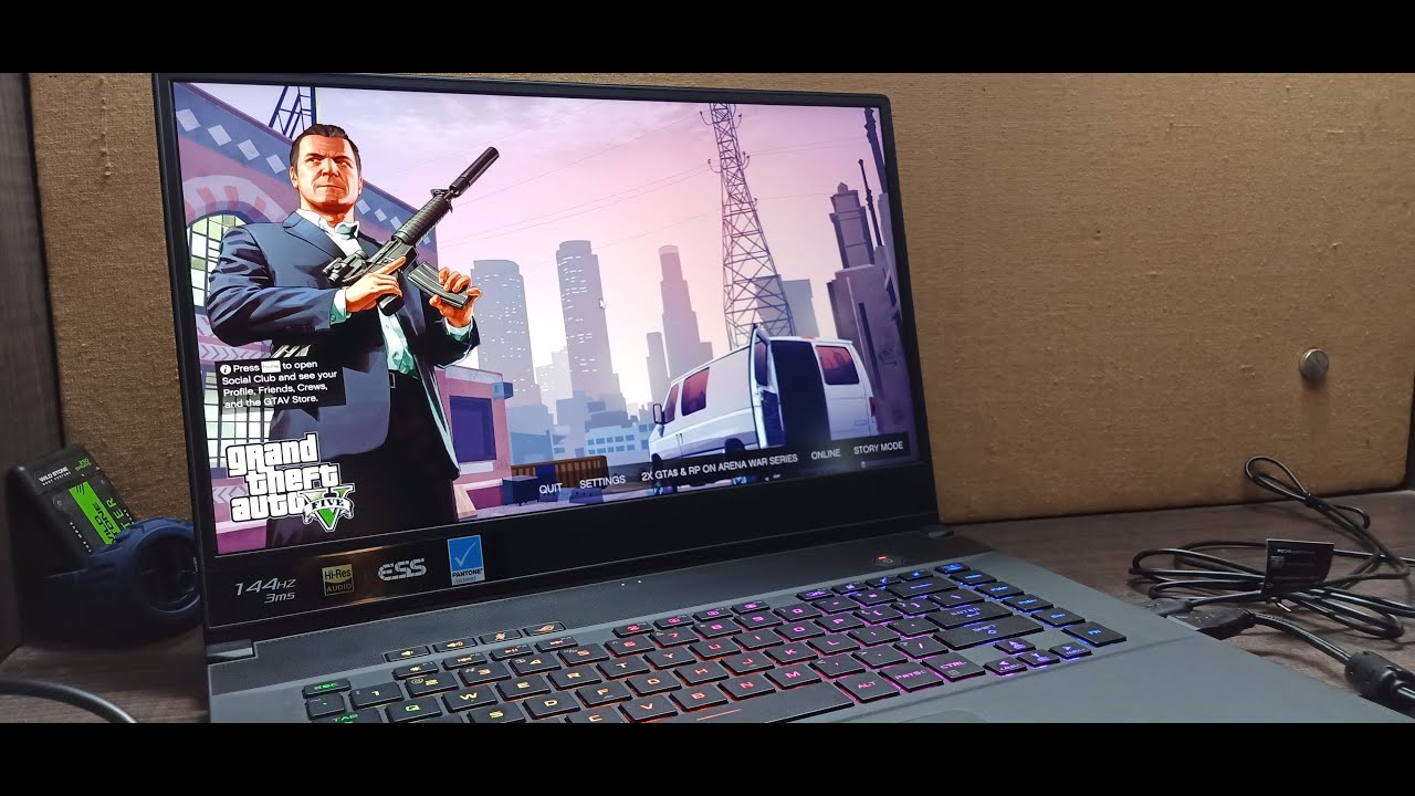 GTA 5 Game play Review | Best laptop for 2020 Asus ROG Zephyrus | i7 ...