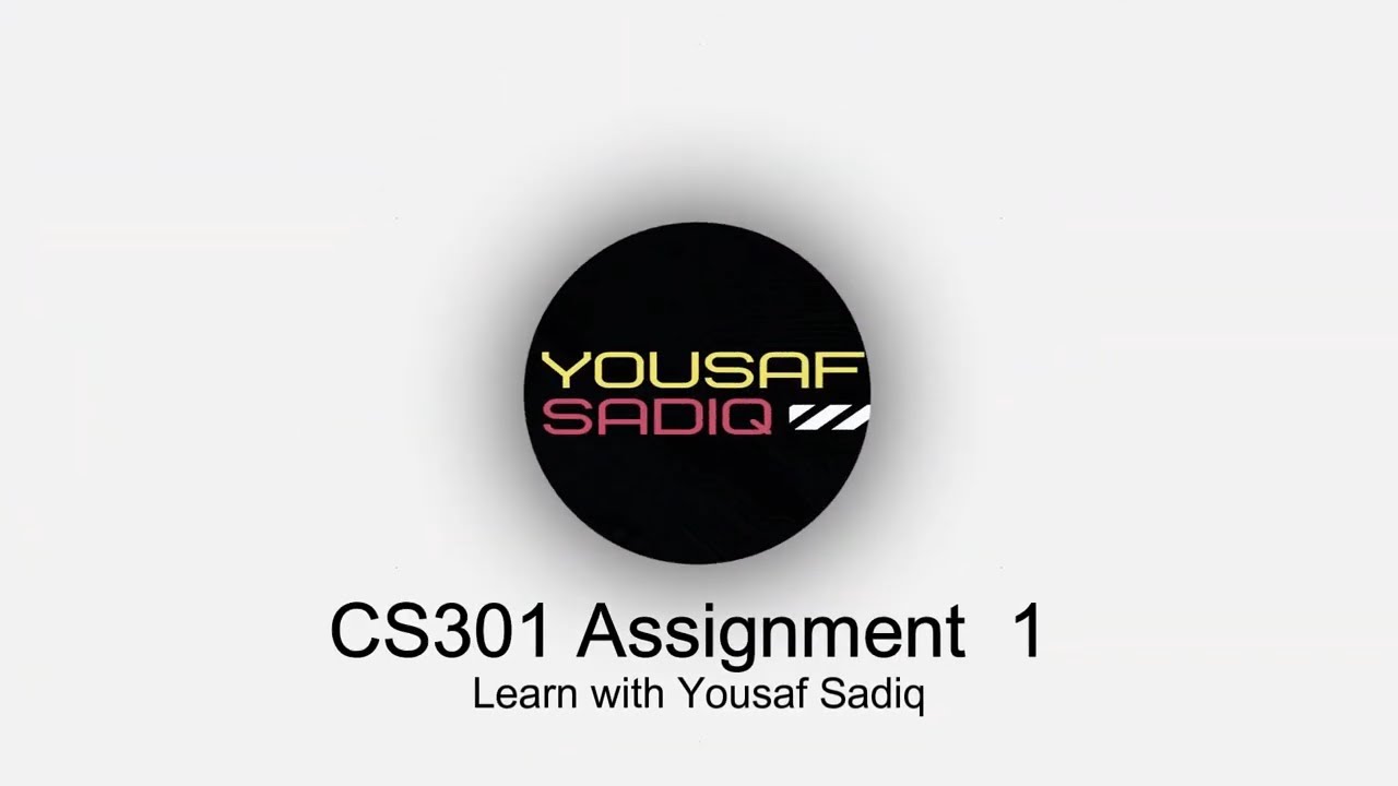 Cs301 Assignment 1 Cs301 Assignment 2023 Cs301 Assignment 1 100