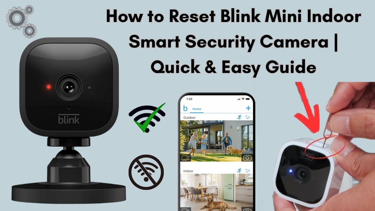 How to Reset Blink Mini Indoor Smart Security Camera | Quick & Easy ...