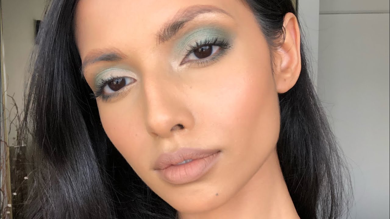 Spring Makeup Tutorial - SPRING GREEN - Medium/Olive/Brown Skin - YouTube