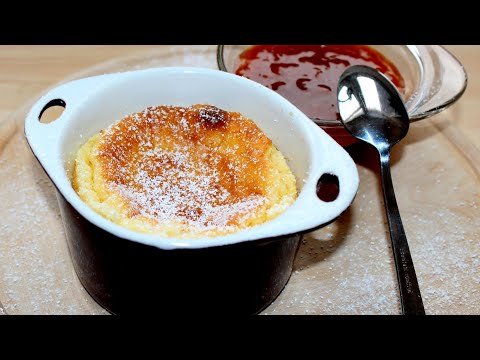 Kolay ve mükemmel irmikli sufle tatlısı