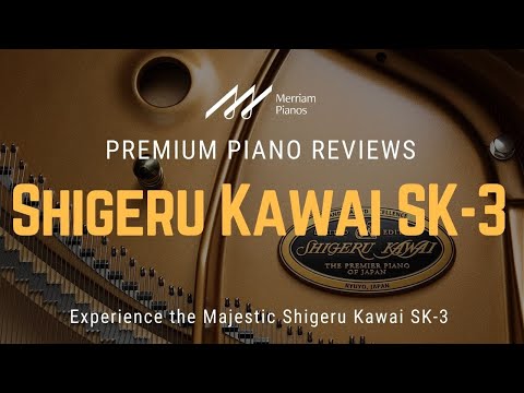 🎹 Shigeru Kawai SK-3 Grand Piano: 6’ 2” (188 cm) Japanese Synergy of Elegance & Excellence 🎹