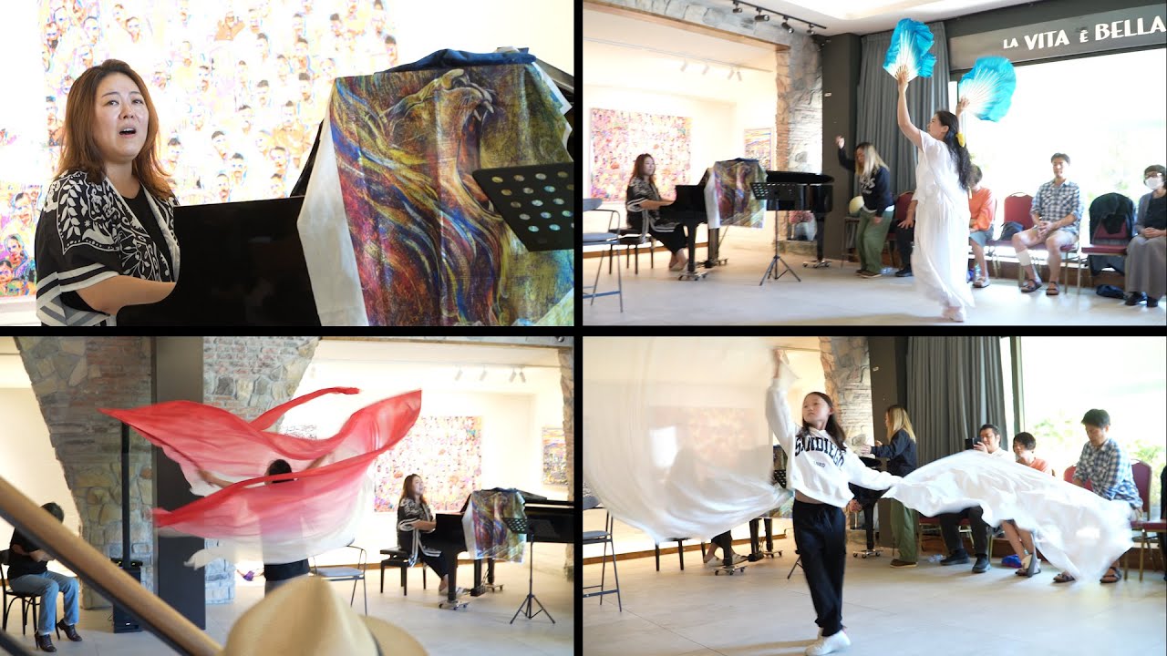 영의찬양, 깃발춤, 그리고 부채춤; BFM & Family Worship - YouTube