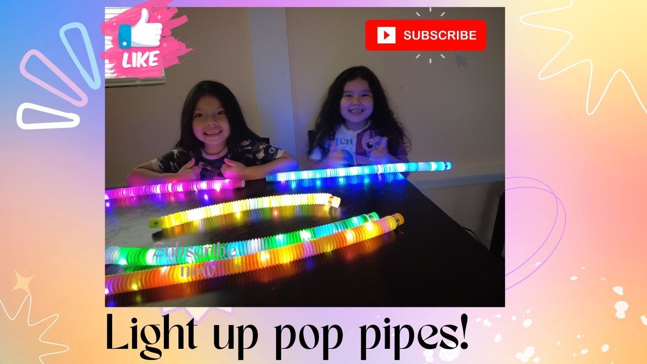 Light up pop pipes! - YouTube