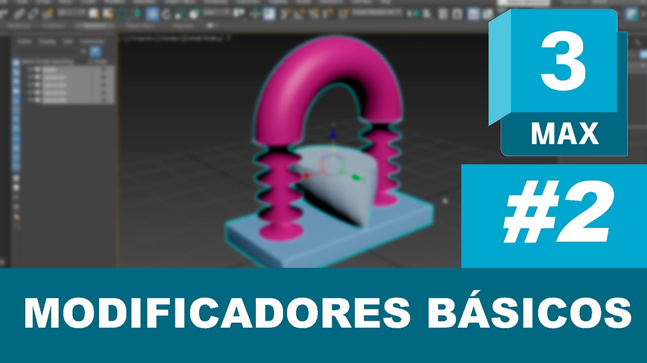 3ds Max #2 Modificadores Básicos - YouTube