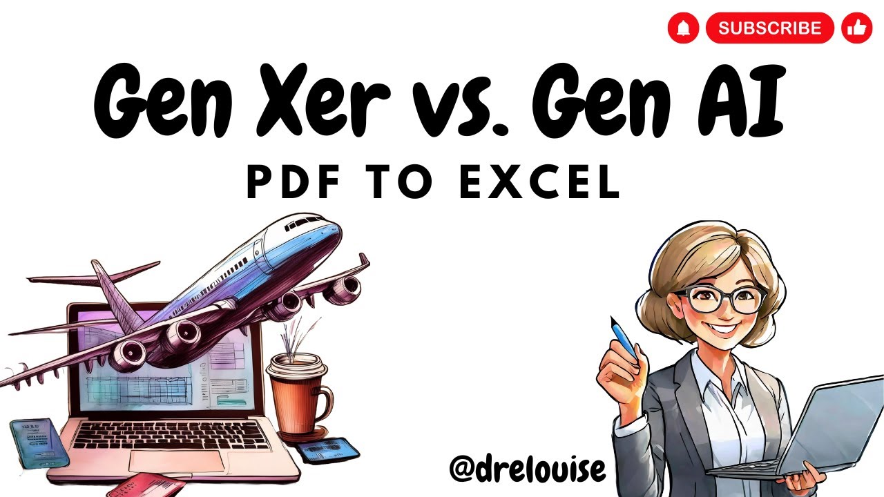 Gen Xer vs. Gen AI: PDF to Excel - YouTube