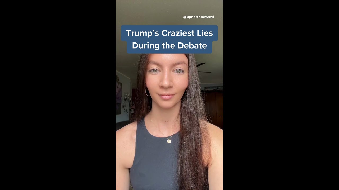 Trump's Craziest Lies During Debate - YouTube