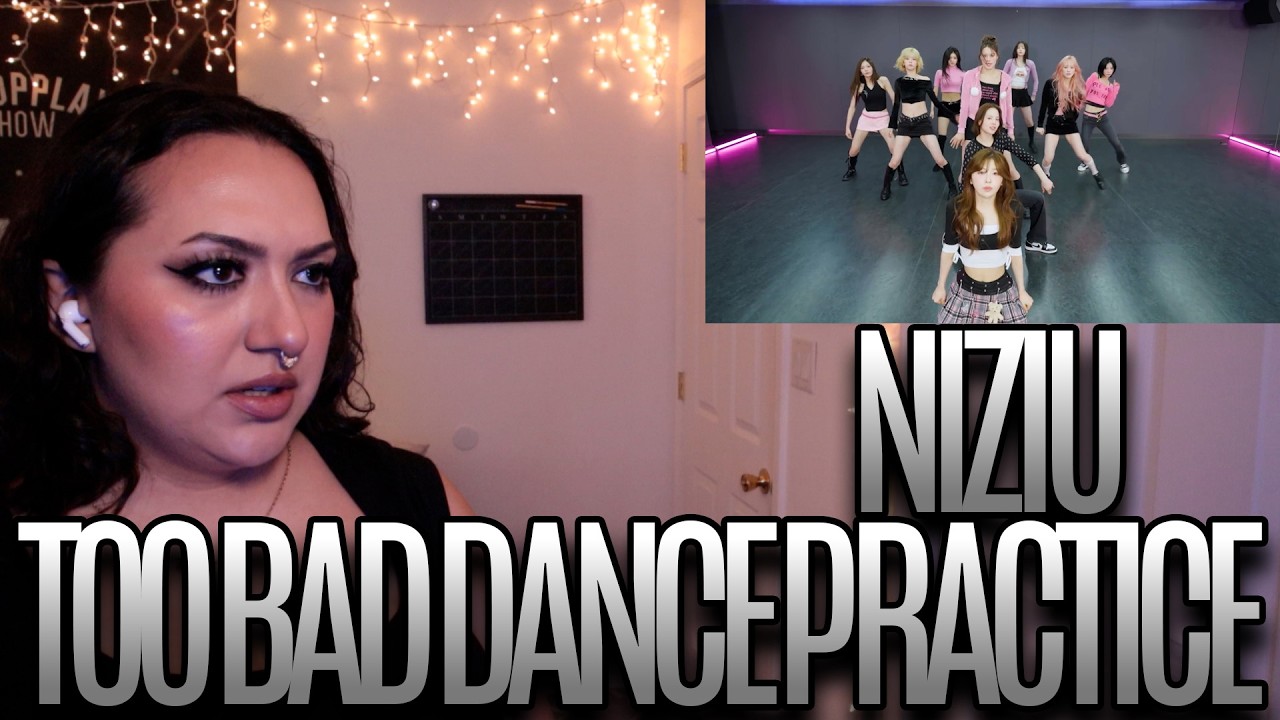 NiziU「Too Bad」Dance Practice Reaction - YouTube