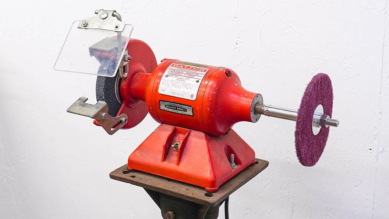 The best upgrade for your bench grinder! - YouTube