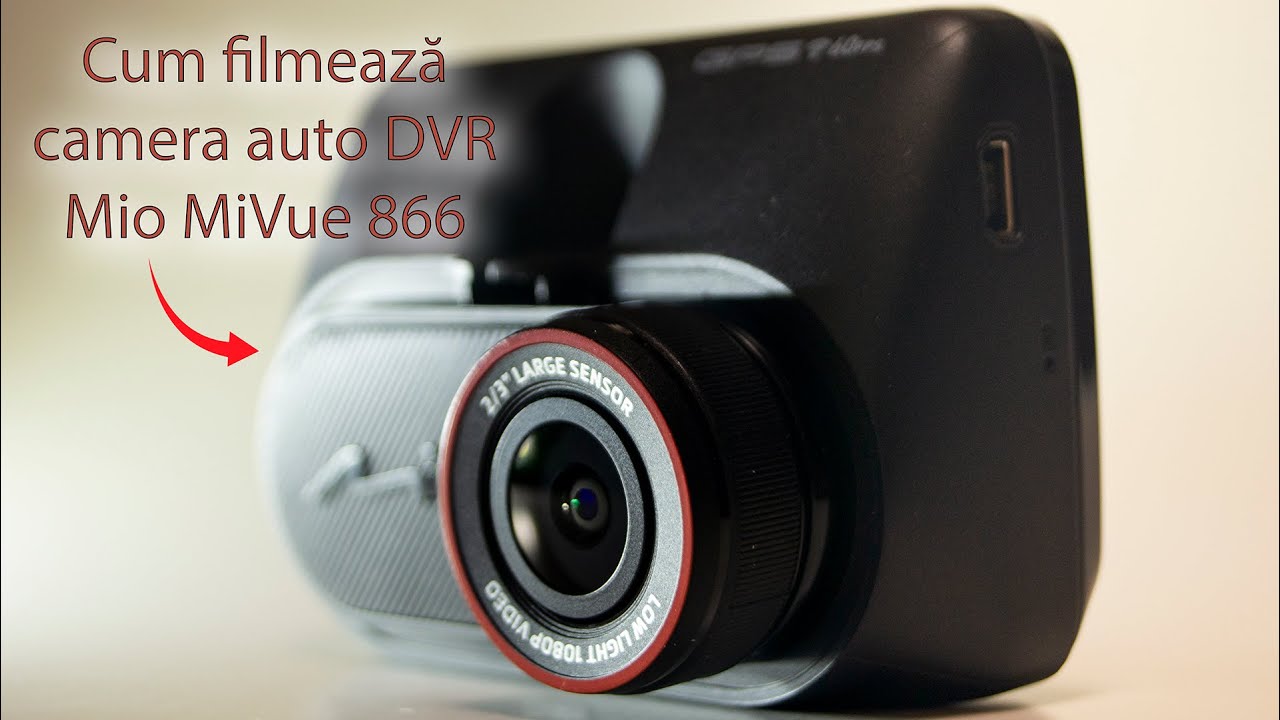 Camera auto DVR Mio MiVue 866 autoexpert media - YouTube