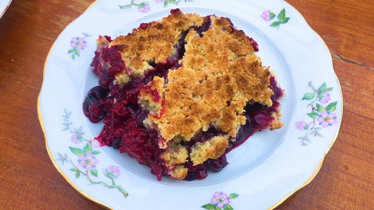 Crumble aux fruits rouges sans pommes - Une recette très simple et ...