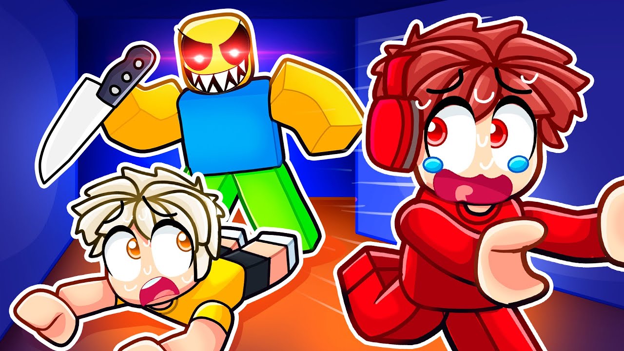 Escape the KILLER NOOB in Roblox! - YouTube