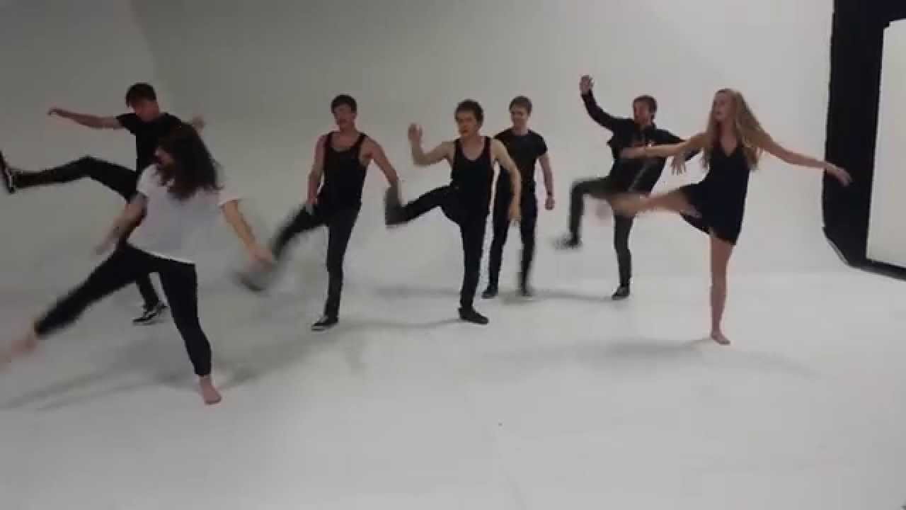 Speaking in Shadows attempt the dance from Breaking Silence - YouTube