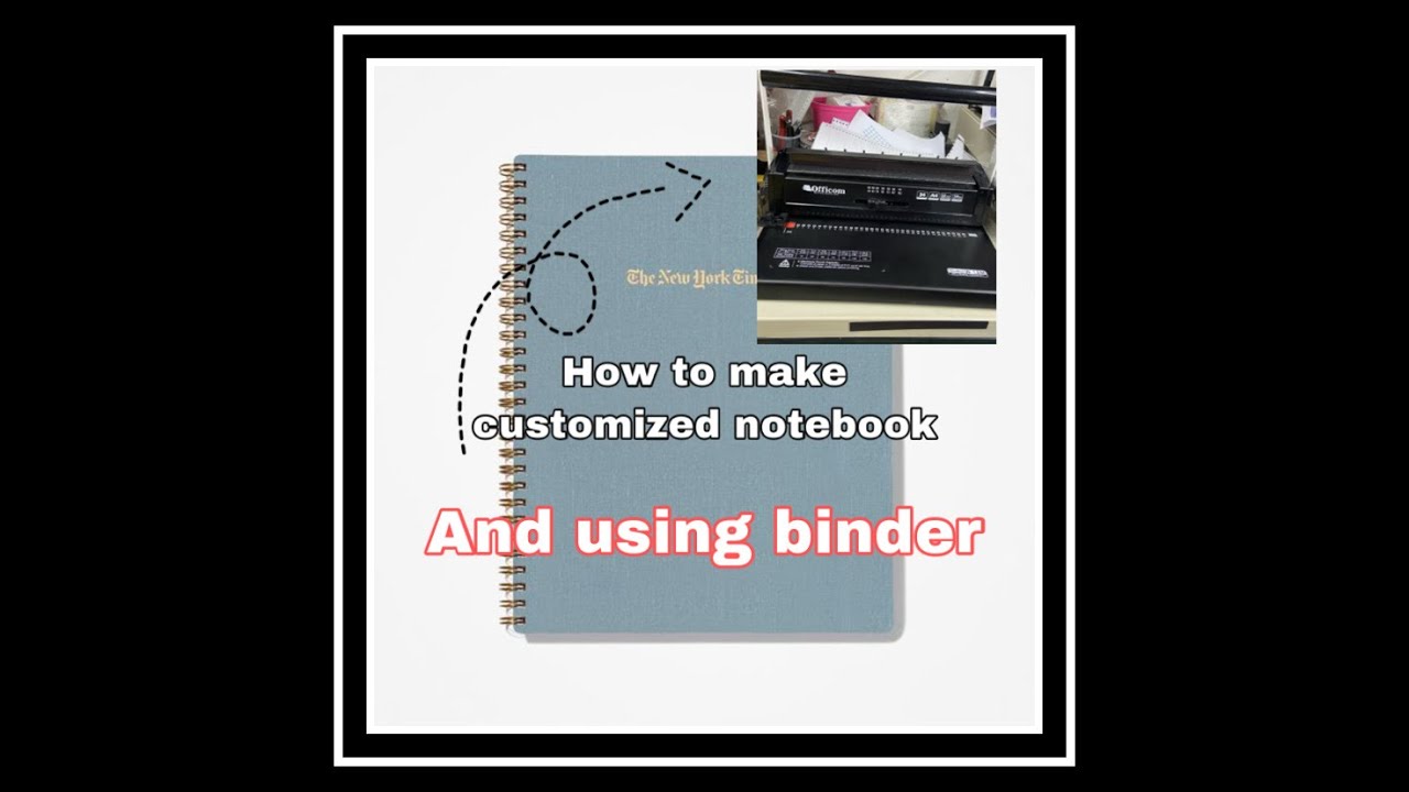 How to make notebook and using a binder#binder #howtousetagalog - YouTube