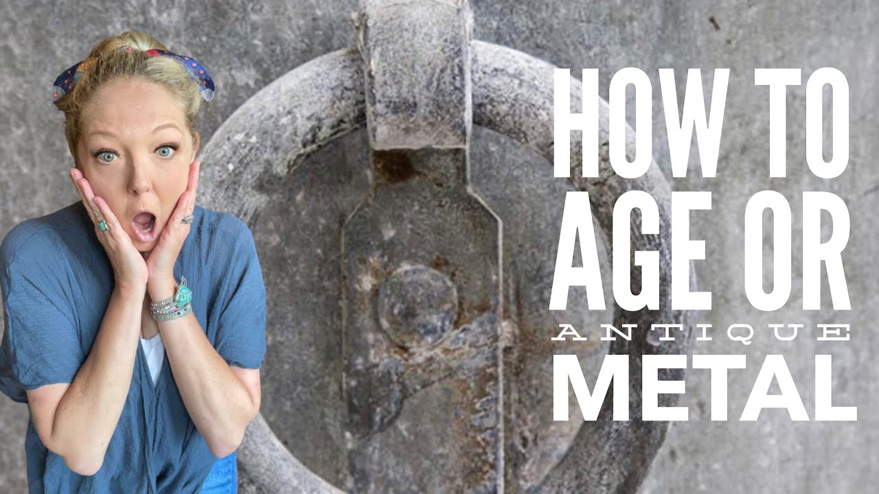 How to Antique Metal for an Aged, Oxidized Look! | Aged Metal Tutorial ...