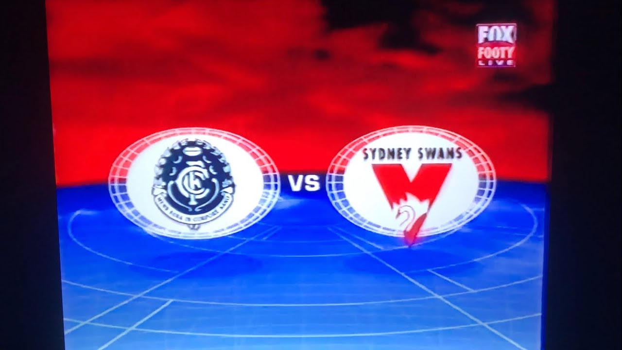 Fox Footy Channel AFL Saturday Afternoon Football Carlton vs Sydney ...