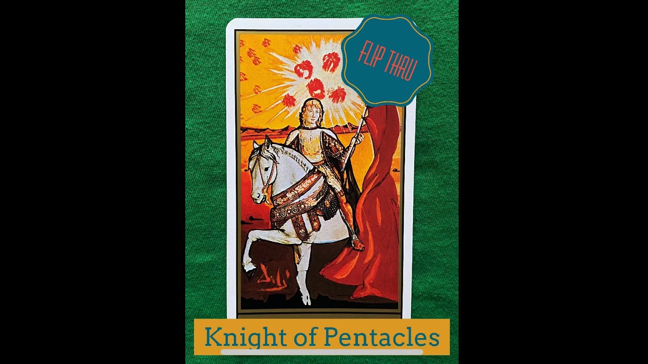 Knight of Pentacles - a tarot collection flip thru - YouTube